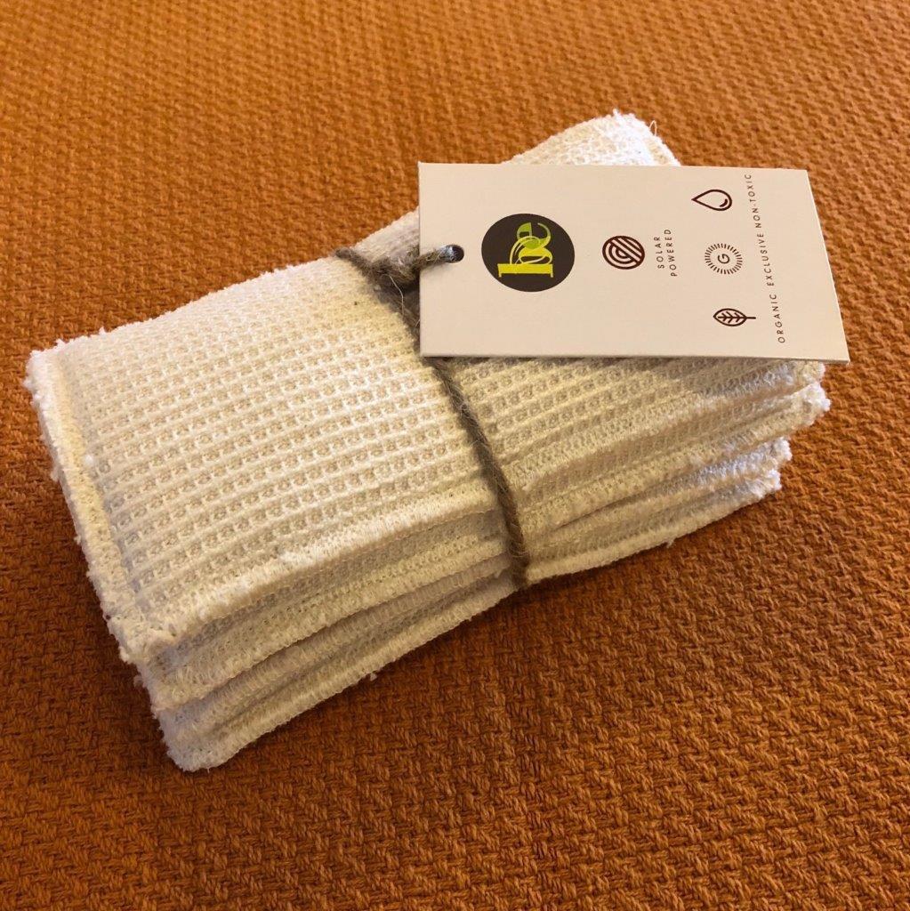 Woven Waffle Sponge (4 PCS PACK) 4" X 7"